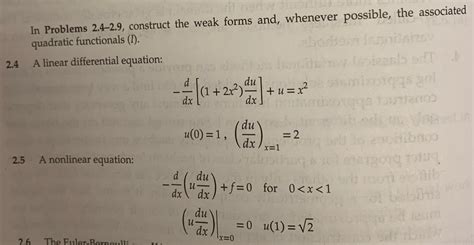 Solved FEM Finite Element Method In Problems 2 4 2 9 Chegg Com