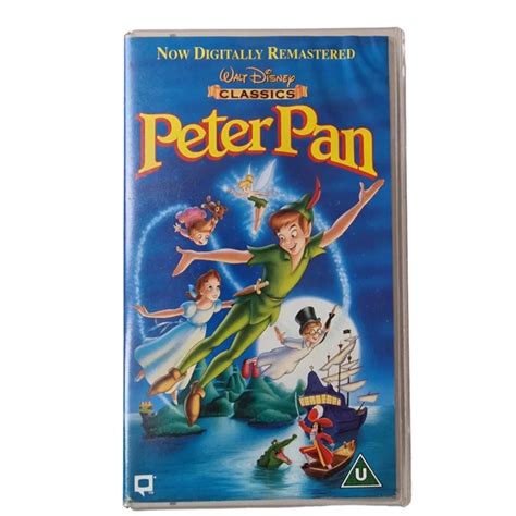 Vintage Disney Peter Pan Vhs Cassette Movie Picclick Uk