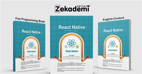 Ücretsiz React Native Programlama Kitabı Free React Native Programming Book
