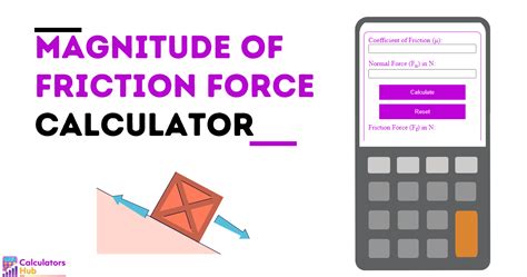 Magnitude Of Friction Force Calculator Online