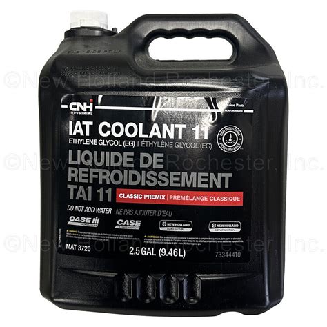 Cnh Industrial 25 Gal Iat Coolant Ii Classic Premix Ethylene Glycol
