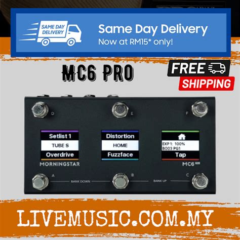 Morningstar MC6 Pro Midi Controller MC 6 MC6PRO Shopee Malaysia