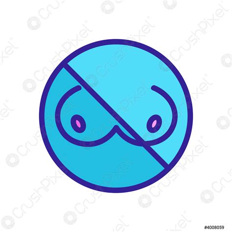 Adult Video Icon Vector Isolated Contour Symbol Illustration Stock Vector Crushpixel