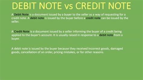 Debit Note Sample