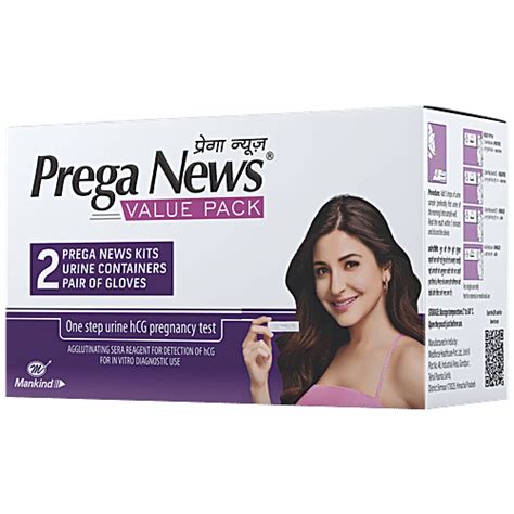Buy Mankind Prega News Value Pack Hcg Home Pregnancy Test One Step Urine Test Accurate