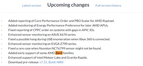 Amd Next Gen Zen 5 Cpus Get Early Support Within Hwinfo