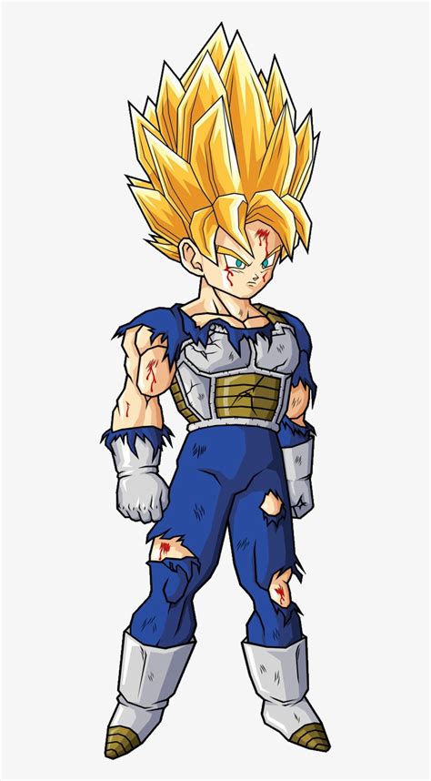 Teen Ssj Goten Cartoon 544x1469 Png Download Pngkit