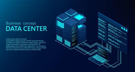 Data Center Isometric Vector Art Icons And Graphics For Free Download