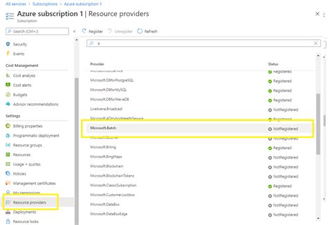 View And Register Resource Providers Azuredays
