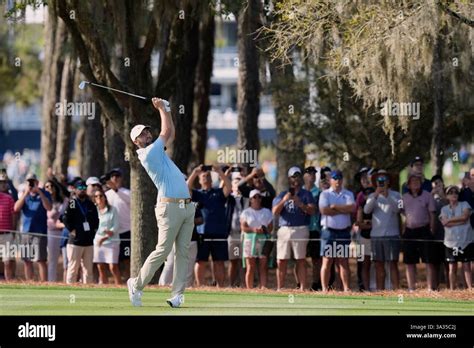 Scottie Scheffler Hits A Shot From The 15th Fairway During The Second Round Of The Players