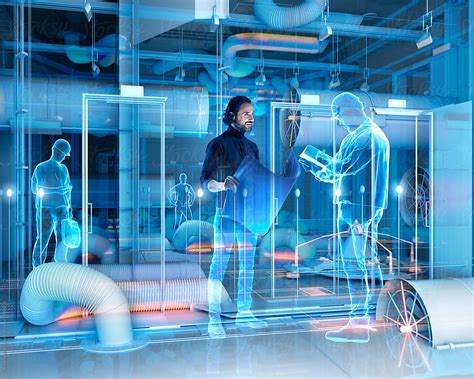 Architect Instructing Workers In Virtual Environment By Stocksy Contributor Colin Anderson