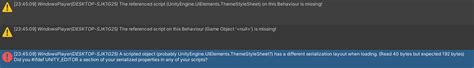 Serialization Issue With Themestylesheets Unity 202026 Il2cpp Uitk Runtime Preview 14