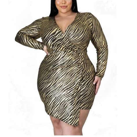 Plus Size Asymmetrical Dress New Arrival Chic Lover
