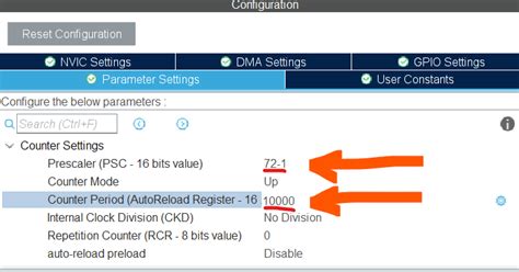 pwm on stm32f103 get to byte