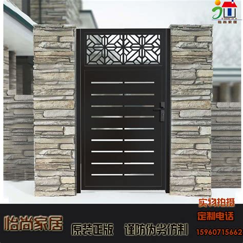 别墅院子铁门图片大全 别墅院子大门图片大全 别墅铁艺大门图片大全 大山谷图库