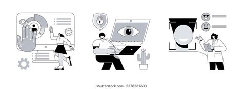 Software Implementation Abstract Concept Vector Illustration Stock