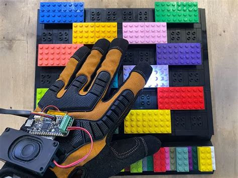 Bricktunes Synth Glove Meets LEGO And Plays Colours Piano Synth