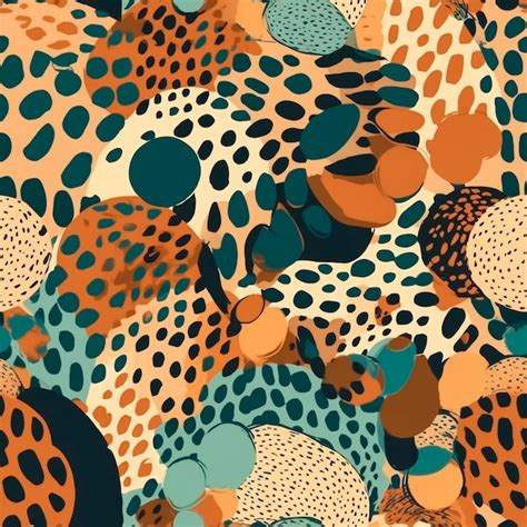 Premium Photo Seamless Pattern Of Abstract Leopard Spots