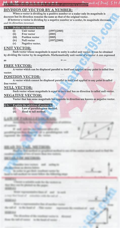 solution unit vector free vector position vector null vector negative