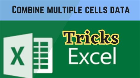 Combine Multiple Cells Data In Excel Youtube
