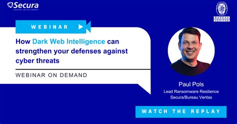 Webinar On Demand Hoe Dark Web Intelligence Uw Cyberverdediging Kan Versterken