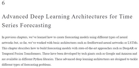 کتاب Deep Learning For Time Series Cookbook چاپ 2024