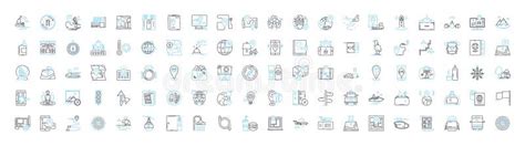 Geo Tags Vector Line Icons Set Geolocation Geotagging Geo Tags Coordinates Gps Latitude