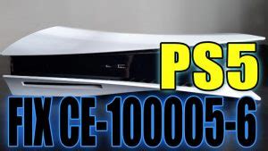 PS5 Error CE 100005 6 Problem Reading The Disc ComputerSluggish