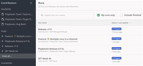 View All Runs Shouldnt Filter To My Runs Only · Issue 1670 · Mattermostmattermost Plugin