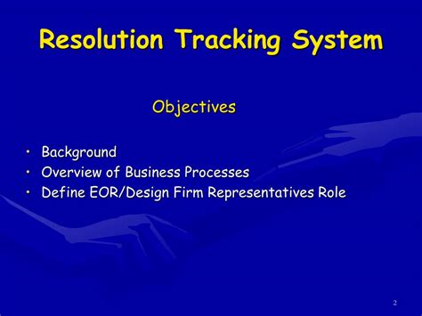 PPT Resolution Tracking System PowerPoint Presentation Free Download ID 1283762