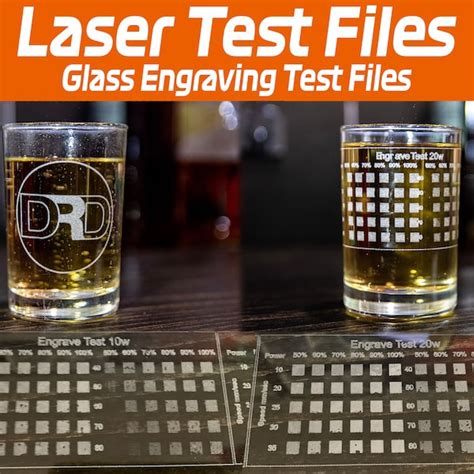 Co2 Laser Test Card Etsy