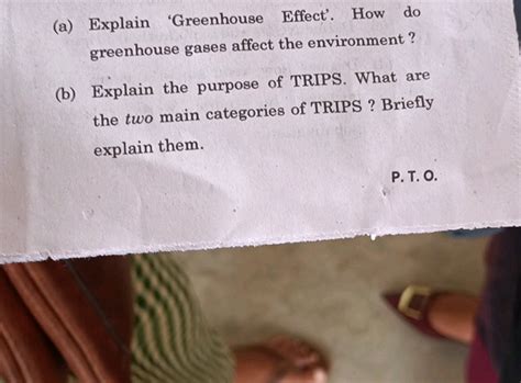 A Explain Greenhouse Effect How Do Greenhouse StudyX