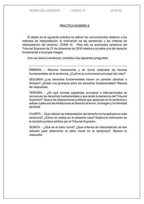 Practica Nº 6 Warning Tt Undefined Function 32 TeorÍa Del Derecho Curso 14 2019 20