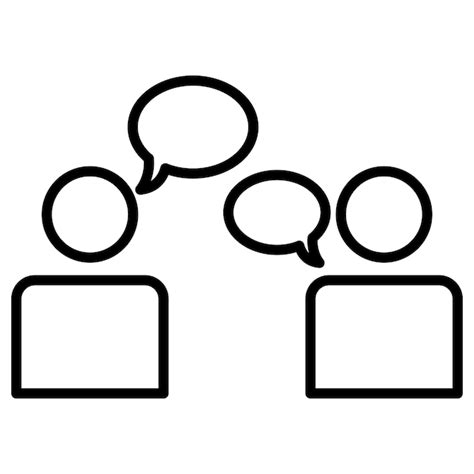 Premium Vector Dialogue Vector Illustration