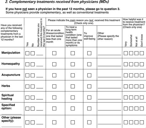 Development Of An International Questionnaire To Measure Use Of Complementary And Alternative