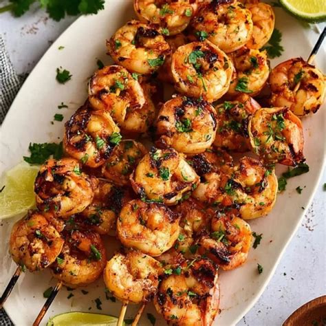 Marinated Grilled Shrimp Skewers Einfach Saftig And Perfekt Einfach
