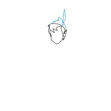 Lets Draw Peter Pans Hat And Neck