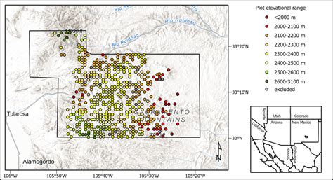 Continuous Forest Inventory Cfi Plot Distribution Within The
