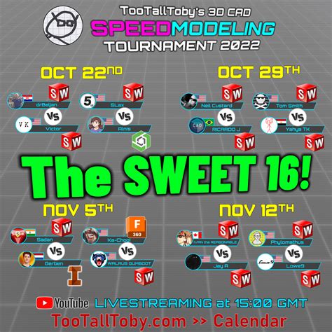 Cad Vs Cad Speedmodeling Tournament This Saturday Dec 3rd R Solidworks