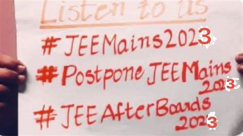JEE Main 2023 Babes Express Disappointment Over Exam Dates Trend Jeemainsinapril