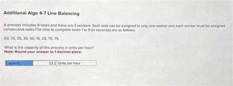 Solved A Process Includes 9 Tasks And There Are 3 Workers