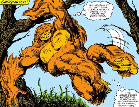 Sasquatch Marvel Comics Alpha Flight Walter Langkowski