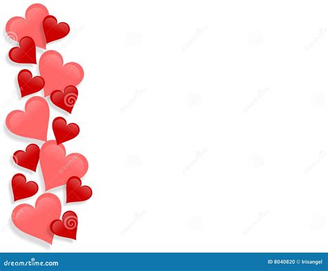 Valentines Page Border Landscape