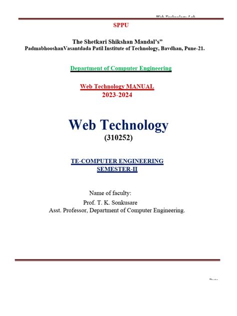 Wt Lab Manual 23 24 New Pdf Html Html Element