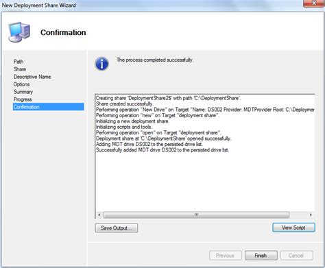 Mdt Powershell Creating A New Deployment Share Scriptimus Ex Machina