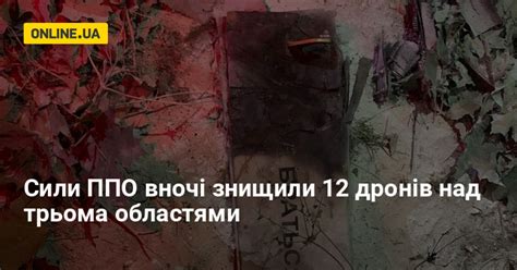 Сили ППО вночі знищили 12 дронів над трьома областями Читайте на Ukr Net