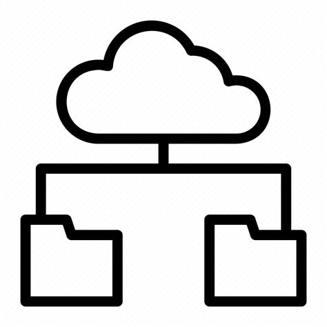 Folder Cloud Computing Data File Sharing Storage Icon Download