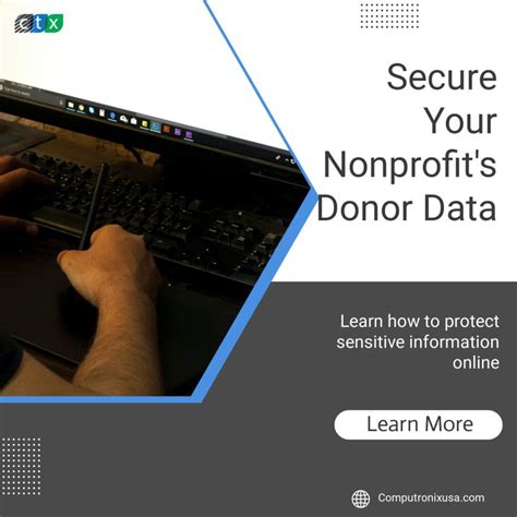 How To Protect Donor Information From Cyber Attacks Computronix Llc Posted On The Topic
