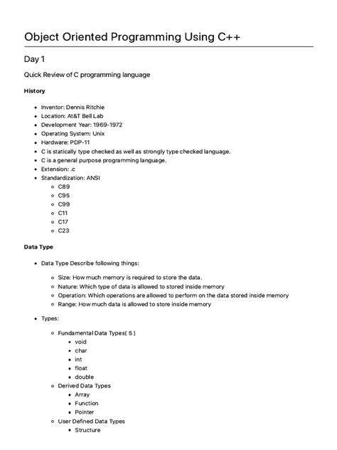 C Notes Pdf Pointer Computer Programming Parameter Computer Programming