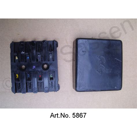 Fuse Box Black For 4 Fuses Used In Good Condition